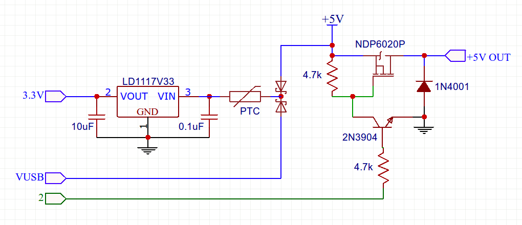 Teensy LC/3.1/3.2 controlling a +5VDC 8A load: schematic check | Teensy ...